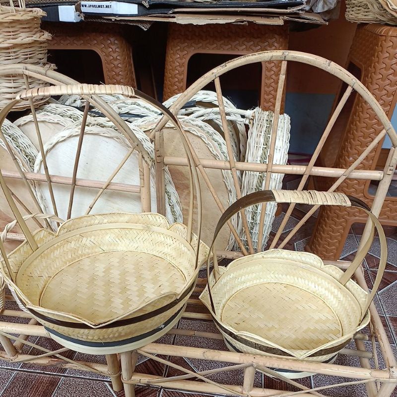 Jual keranjang parcel buah bambu teratai | Shopee Indonesia