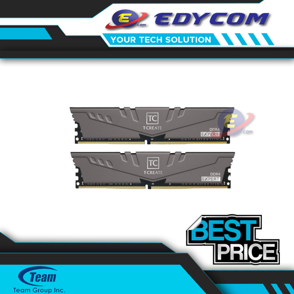 Jual RAM Team T-Create Expert 16GB (2x8GB) DDR4 3200Mhz Grey | Shopee ...