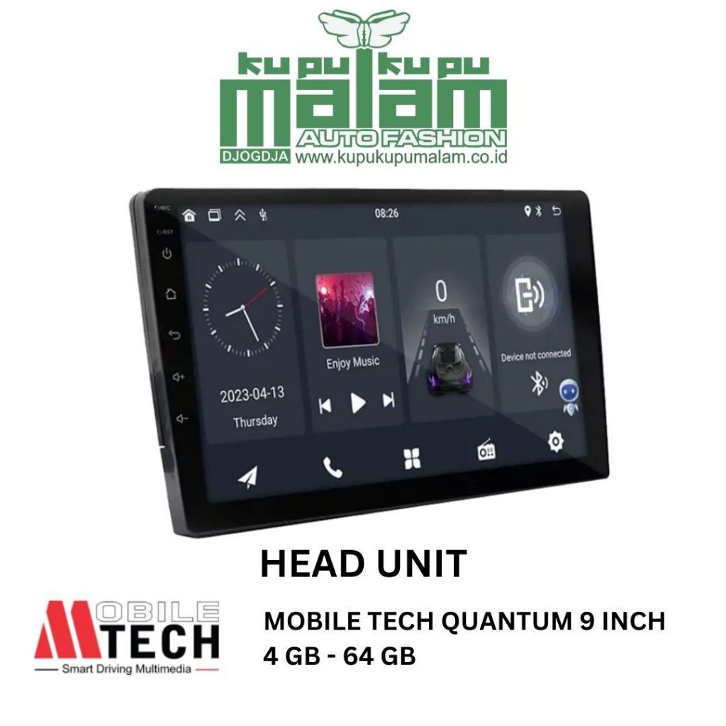 Jual Mobile Tech - Head Unit Android Quantum 9 Inch | Shopee Indonesia