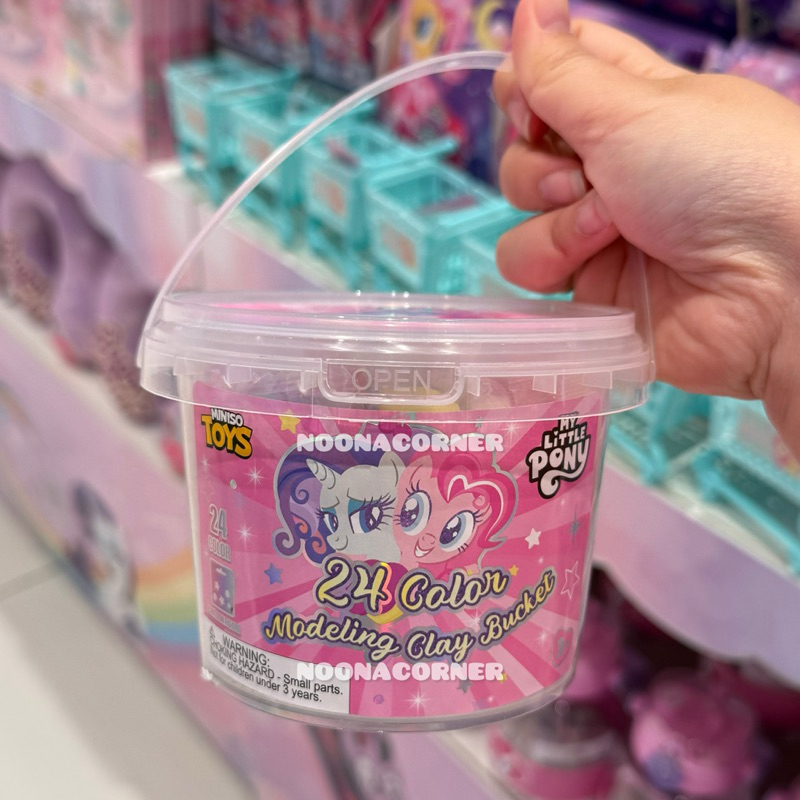 Jual Miniso x My Little Pony ‼️ 24 Color Modeling Clay Bucket My Little ...
