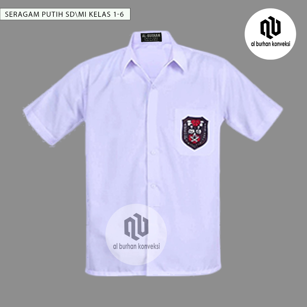 Jual Kemeja sd baju sekolah sd seragam sd baju seragam sekolah sd putih ...