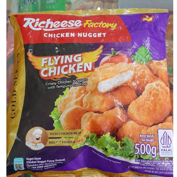 Jual RICHEESE NUGGET FLYING CHICKEN 500gr | Shopee Indonesia