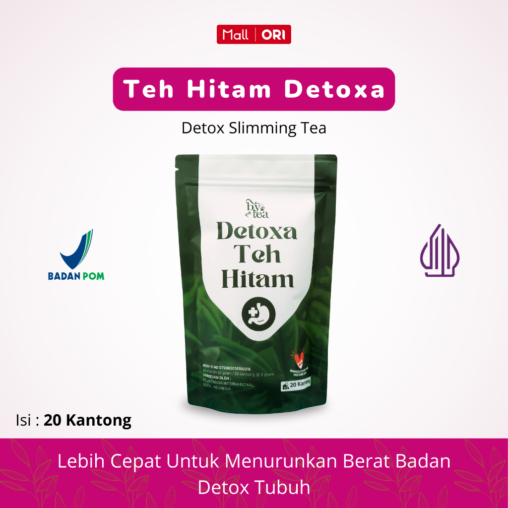 Jual Bytea Detoxa Teh Hitam Detox Buang Racun Dalam Tubuh & Melancarkan Pencernaan | Shopee ...