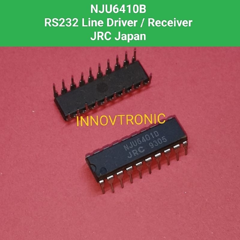 Jual IC NJU6401B NJU 6401 RS232 Line Driver / Receiver DIP 20 Pin ...