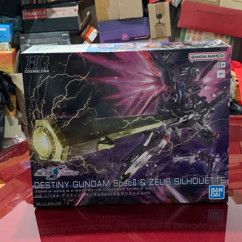Jual HG Destiny Gundam Spec II & Zeus Silhouette 1/144 Figure Model Kit ...
