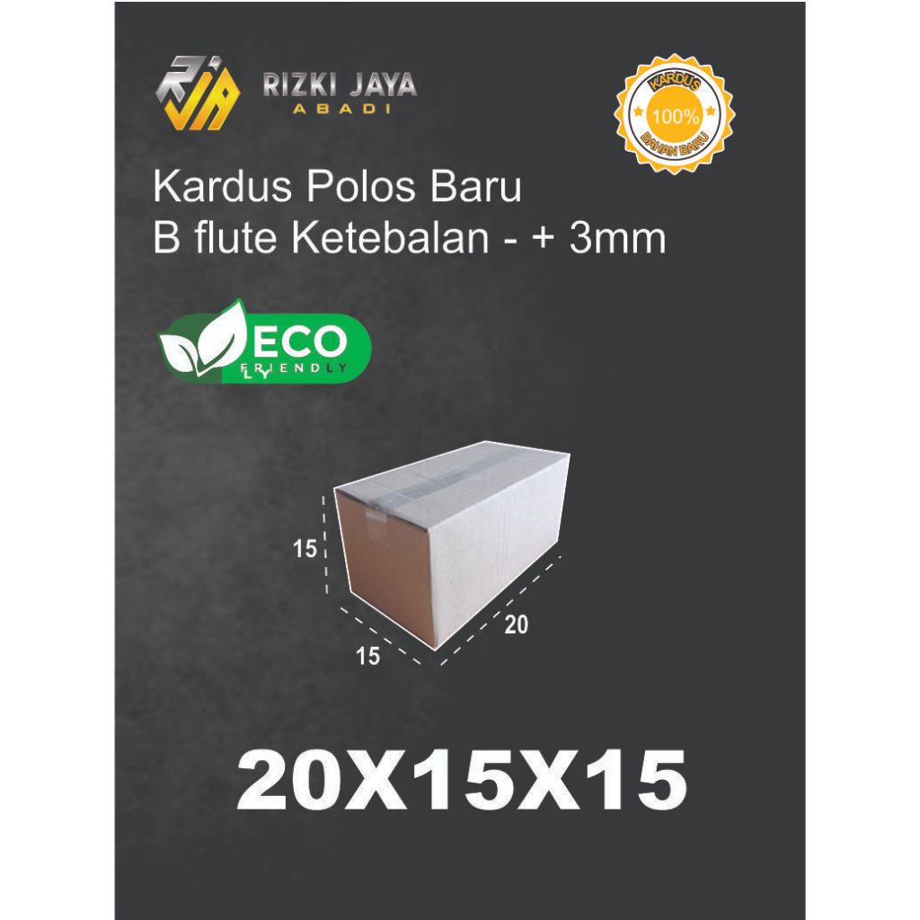 Jual KARDUS 20X15X15 KARTON BOX POLOS | Shopee Indonesia