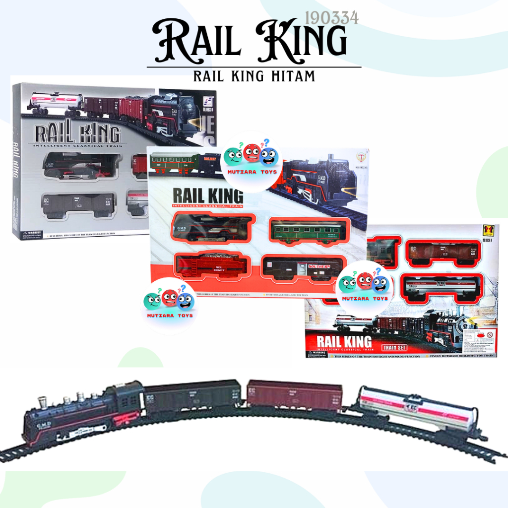 Jual MM Mainan Kereta Api Hitam - Rail King 190334 | Shopee Indonesia