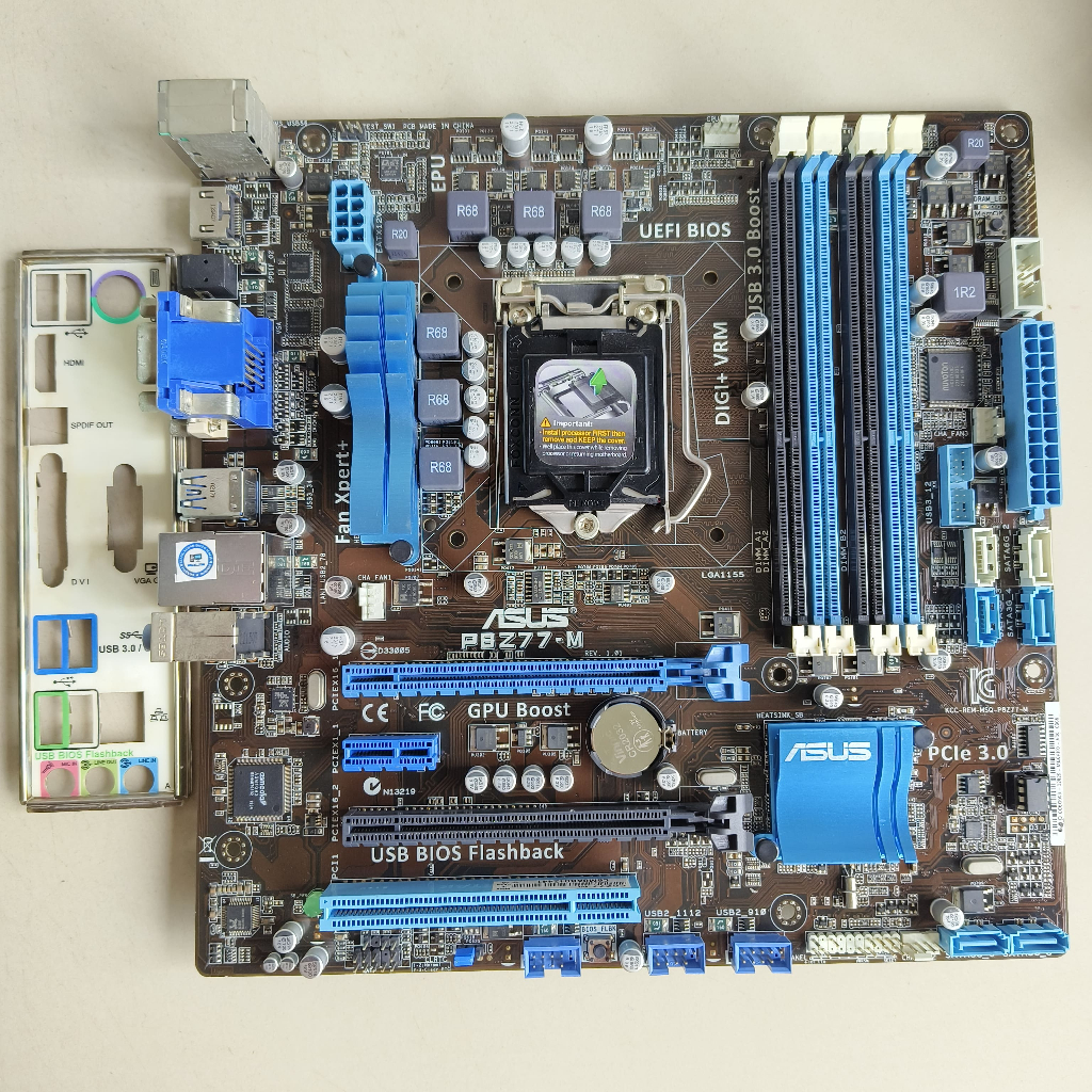 Jual MOTHERBOARD GAMING ASUS P8Z77-M LGA 1155 | Shopee Indonesia