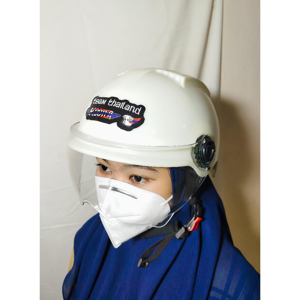 Jual HELM SEPEDA MOTOR LISTRIK HELEM THAILAND HALF FACE SCOOTER/HELMET ...