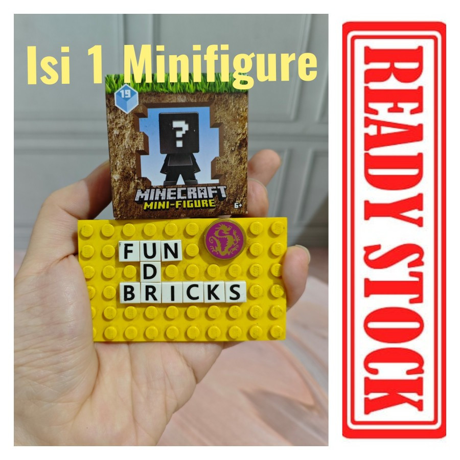 Jual Mattel Minecraft Minifigure Earth Series | Shopee Indonesia