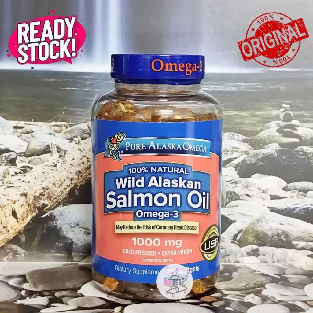 Jual (100%ORIGINAL) PURE ALASKA - Omega-3 Wild Alaskan Salmon Oil ...