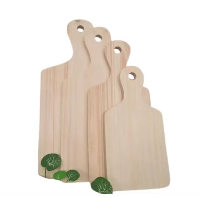 Jual Talenan Kayu Gagang Bulat /Talenan Kayu Pinus /Talenan Buah Sayur ...