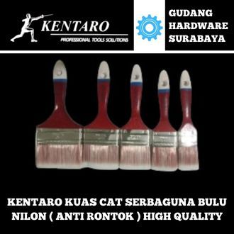 Jual Kentaro kuas cat serbaguna bulu nilon ( anti rontok ) high quality ...