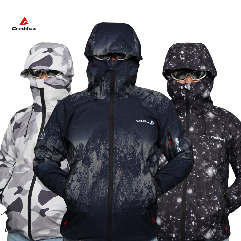 Jual Jaket Gunung CREDIFOX Gorpcore Limited Edition 3 Layer Waterproof ...