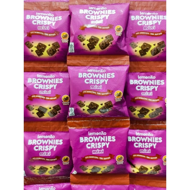 Jual Brownies Crispy by Lemonilo (1 Renteng isi 10 pcs) | Shopee Indonesia