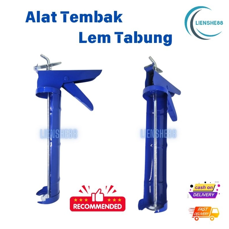 Jual Tembakan Lem Silicon Cauking Gun Flat / Alat Tembak Lem Silent ...