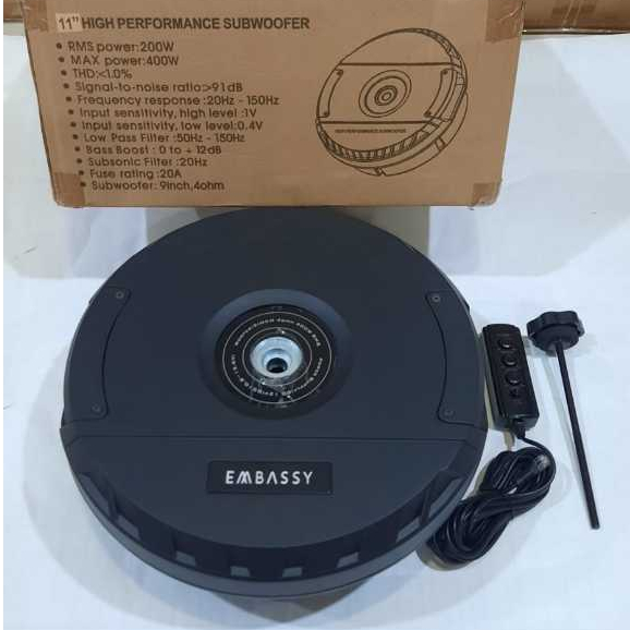 Jual Subwoofer Ban Serep 11 Inch EMBASSY | Shopee Indonesia