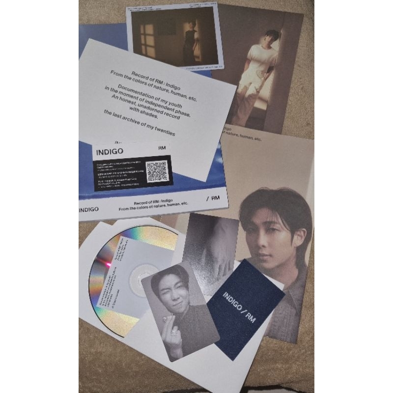 Jual ALBUM BTS UNSEALED INDIGO RM OFFICIAL BOOK EDITION / JUNGKOOK JJK ...