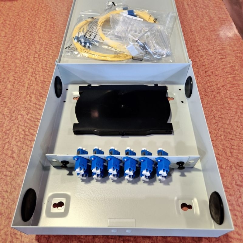 Jual OTB WALLMOUNT 24 CORE LC LENGKAP ADAPTER SC DAN PIGTAIL LC ...