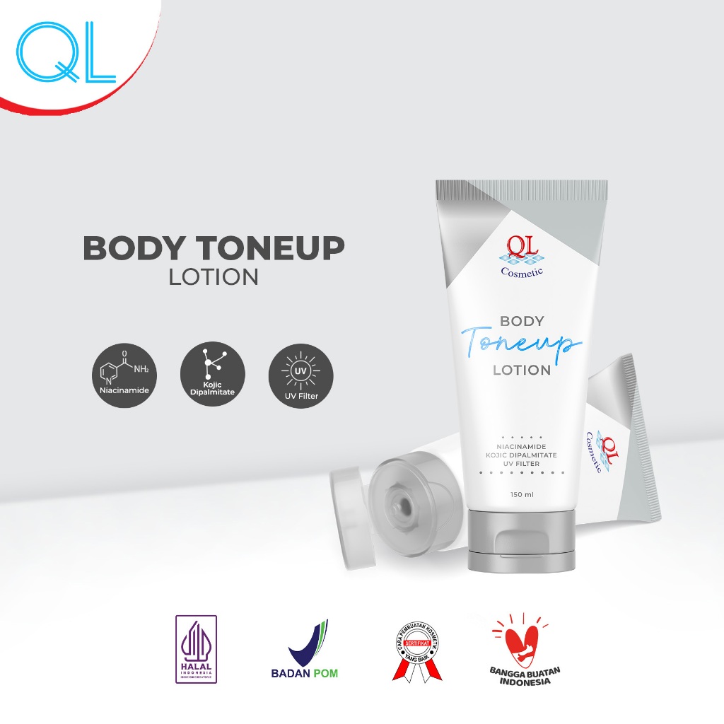 Jual QL Body Tone Up Lotion 150 ml | Shopee Indonesia