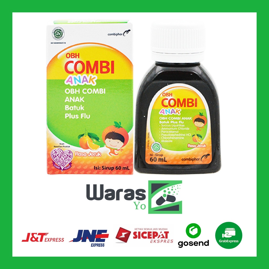 Jual [WS] OBH Combi Anak Batuk Plus Flu Jeruk 60 mL - Sirup Obat Batuk ...