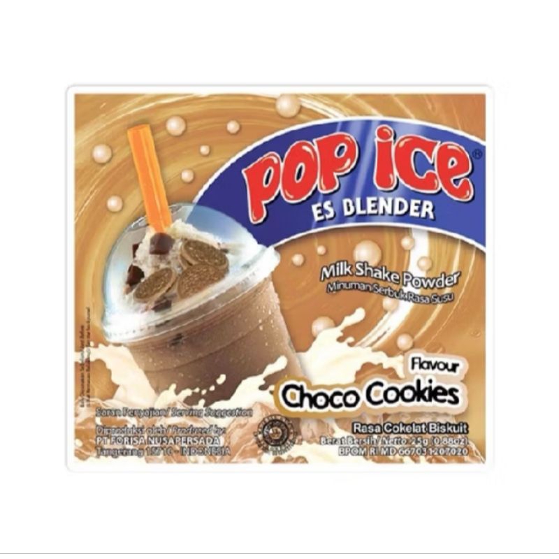 Jual POP ICE CHOCO COOKIES 25 GR(10 PCS) | Shopee Indonesia