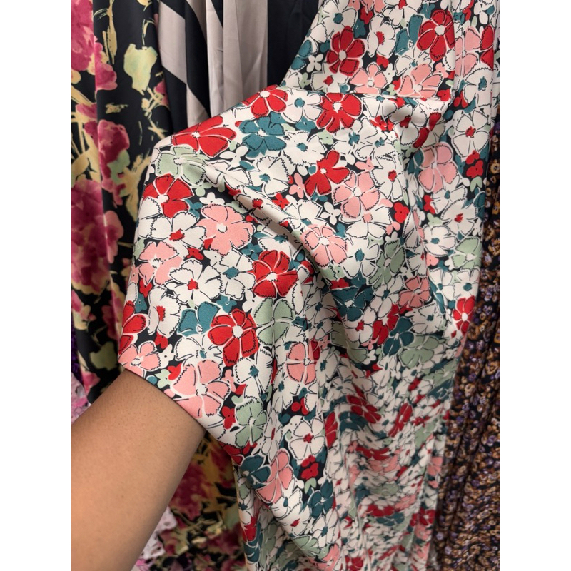 Jual kain satin silk premium motif - kain saten motif - kain satin Silk ...