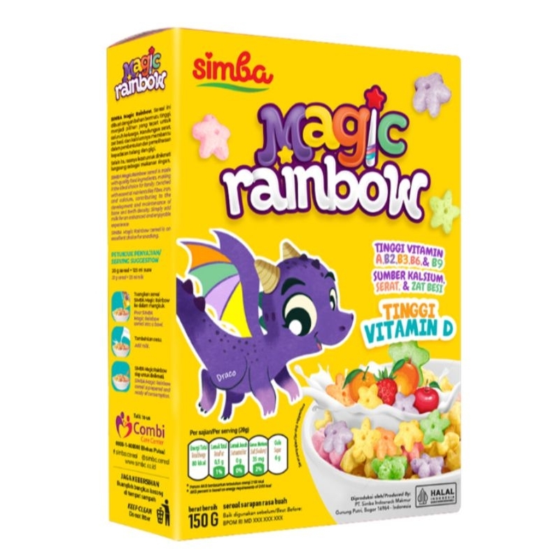 Jual Simba Magic Rainbow Sereal Rasa Buah 150 gram TIDAK TERDAPAT SUSU ...
