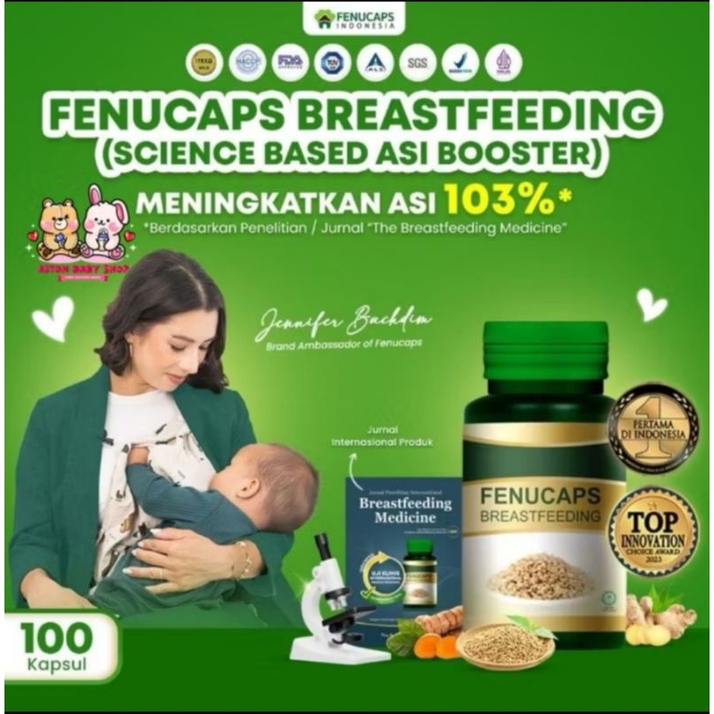 Jual Fenucaps Plus Asi Booster Pelancar Asi Isi 100 Kapsul BPOM | Shopee Indonesia