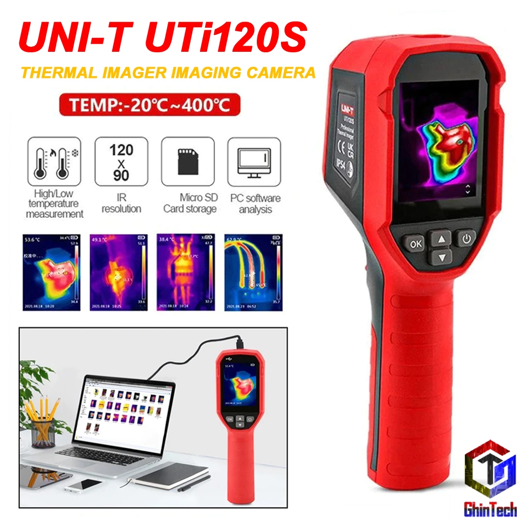 Jual UNI-T UTi120S Infrared Thermal Imager Imaging Camera Kamera ...