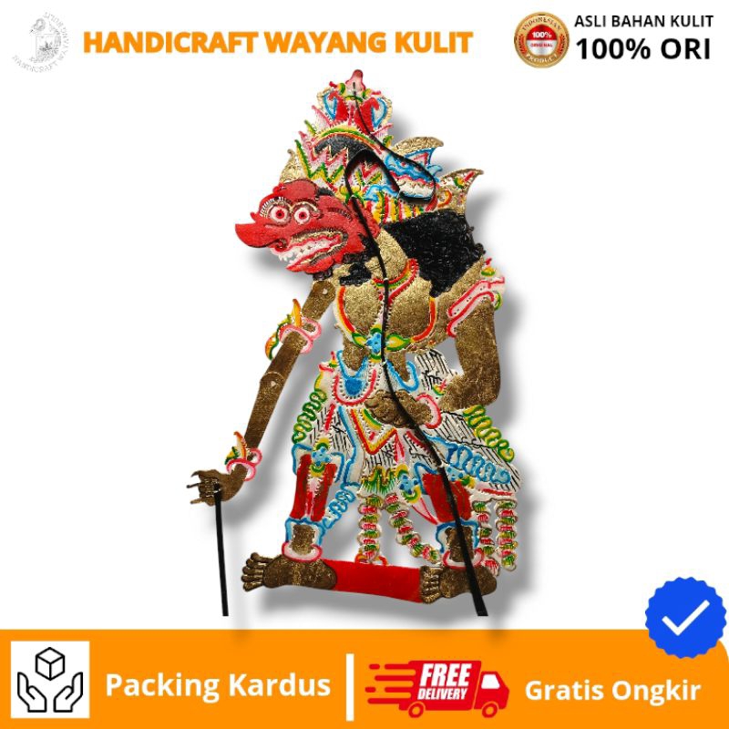 Jual HANDICRAFT WAYANG KULIT | Wayang Kulit Sapi ASLI Kumbokarno ...
