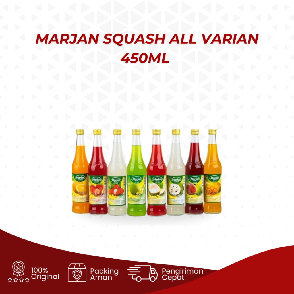 Jual Sirup Marjan Squash All Varian 450Ml | Shopee Indonesia