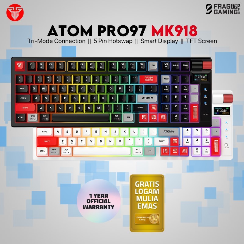 Jual Fantech Atom Pro 97 / Atom Pro97 / MK918 Wireless Keyboard ...