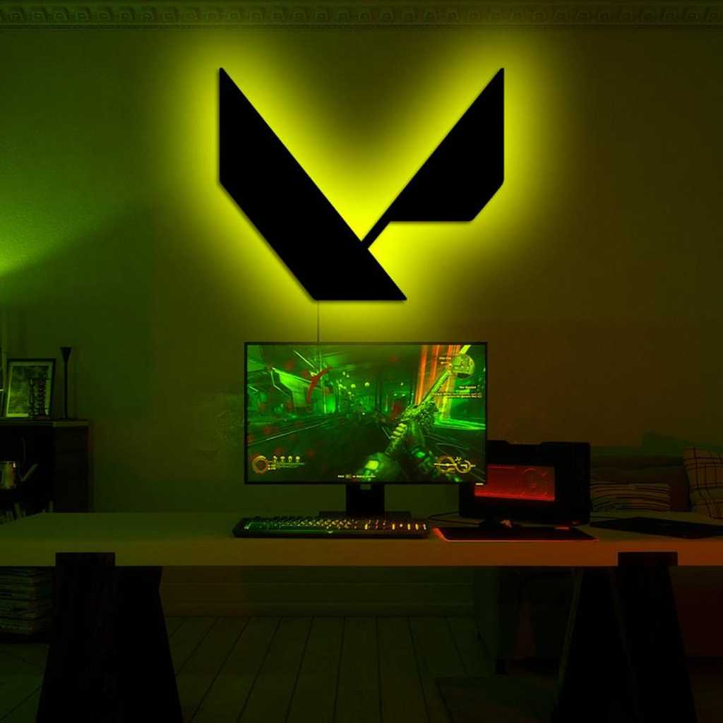 Jual Lampu Dinding Led RGB Logo Valorant | Shopee Indonesia