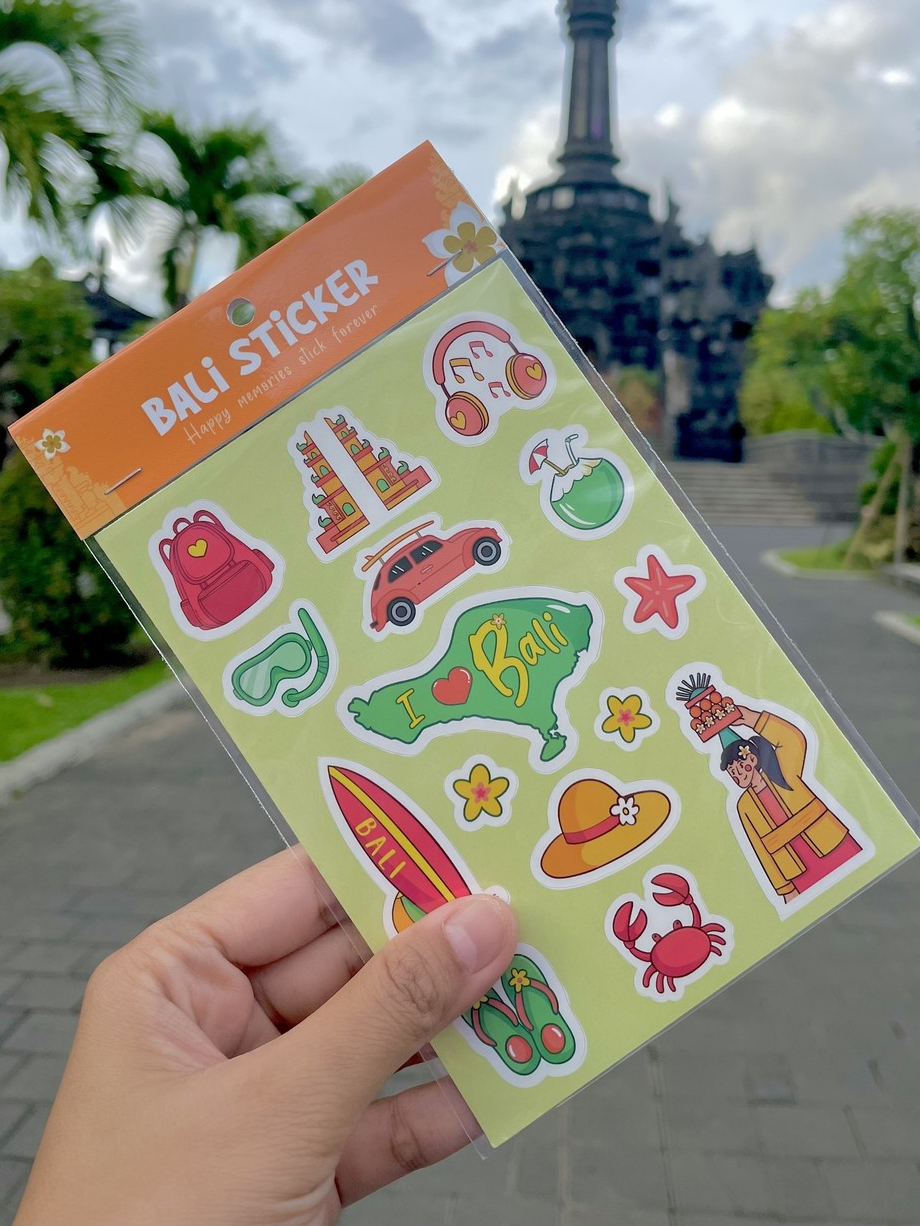 Jual Bali Sticker - Stiker Lucu Imut Estetik Tahan Air untuk Notebook ...