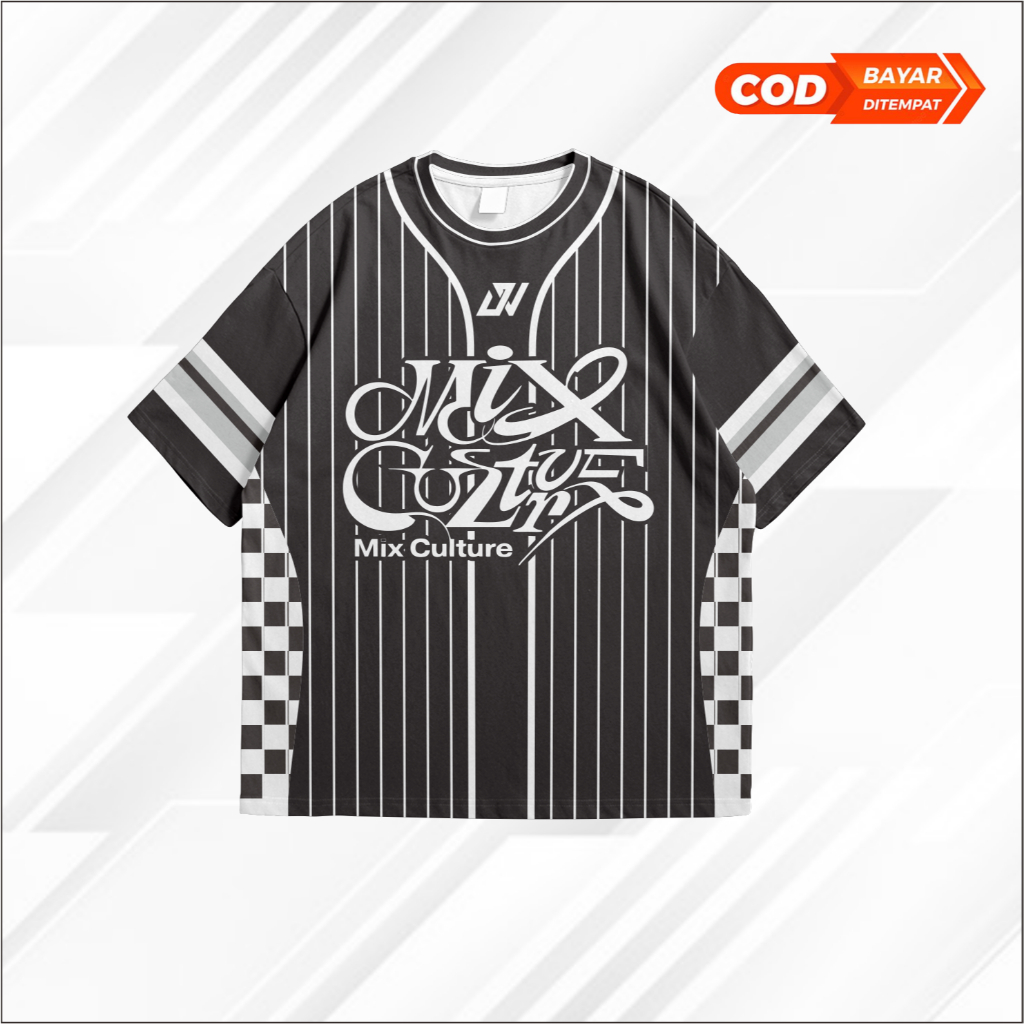Jual JV BAJU JERSEY HITAM MC BOXY RUGBY STREETWEAR VINTAGE OVERSIZE ...