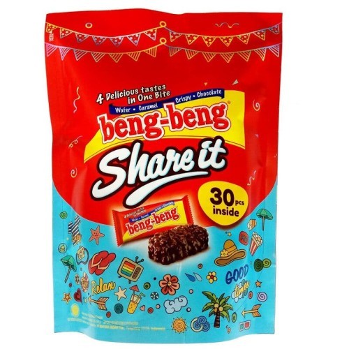 Jual BENG-BENG WAFER CHOCOLATE SHARE IT (1 PACK ISI 25 PCS) | Shopee ...