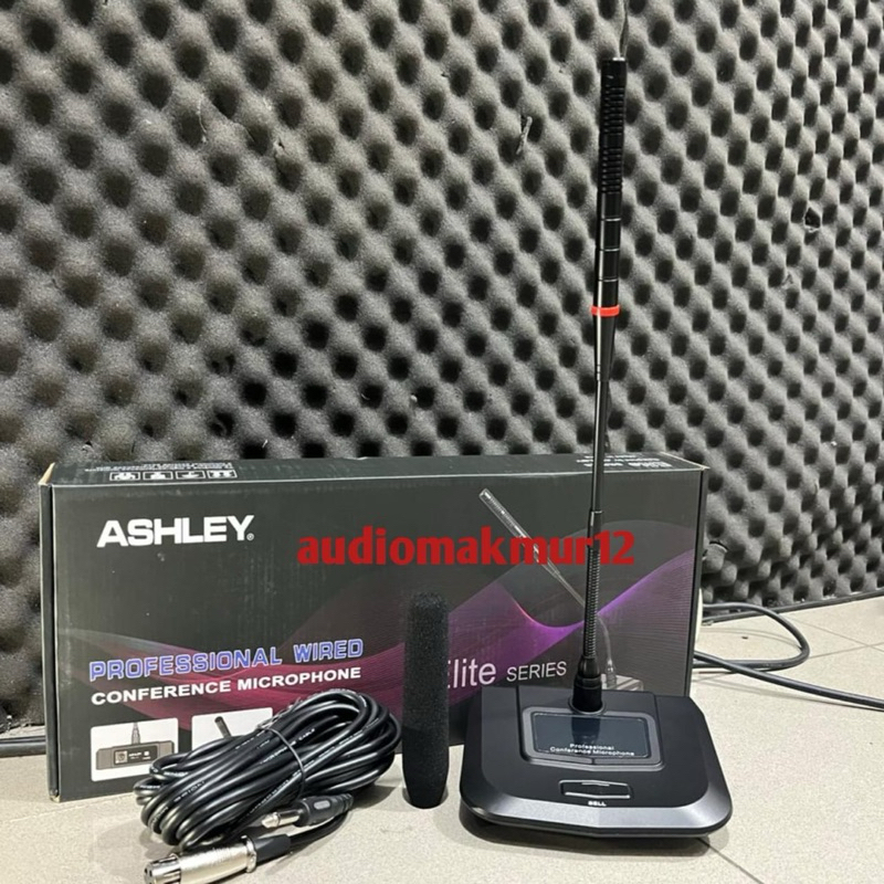 Jual Mic Meja Ashley Kabel Elite Original Mic Condenser Ashley | Shopee ...