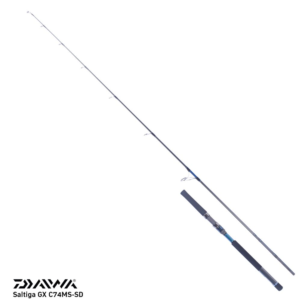 Jual Joran Spinning Daiwa Saltiga GX Tahun 2020 C74MS-SD | C77MHS-SD Labuan Pancing | Shopee ...