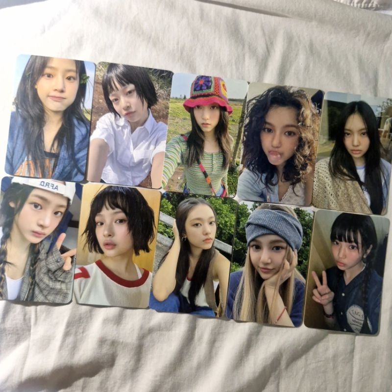 Jual [Official] NEWJEANS LINE Friends How Sweet Minji Haerin Hanni Danielle Hyein Photocard PC ...