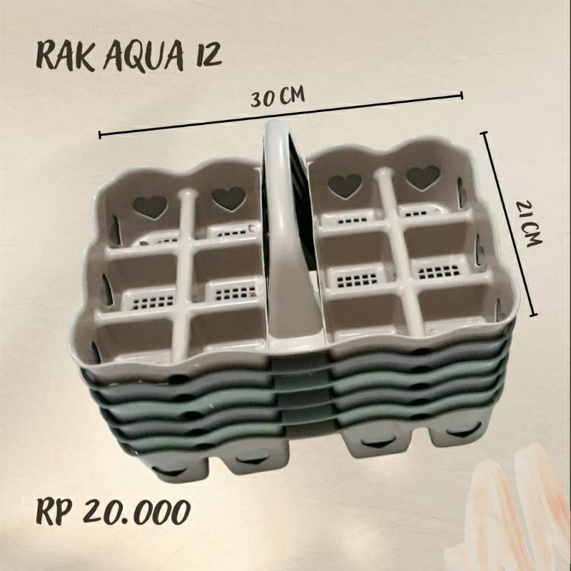Jual RAK AQUA GELAS 12 CUP | RAK AIR MINERAL | KERANJANG AIR MINERAL ...