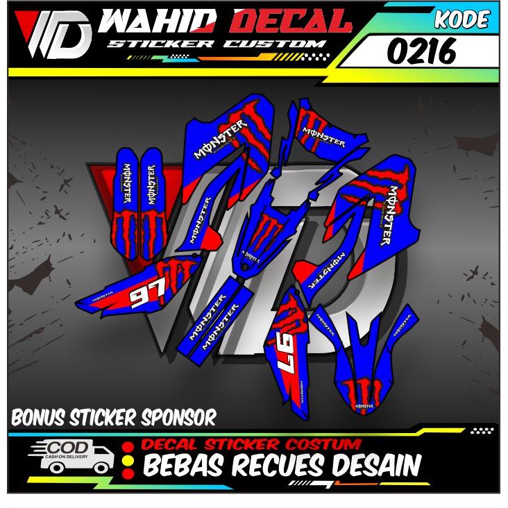 Jual Sticker Setiker Stiker Decal (0216) Decal sticker setiker stiker ...