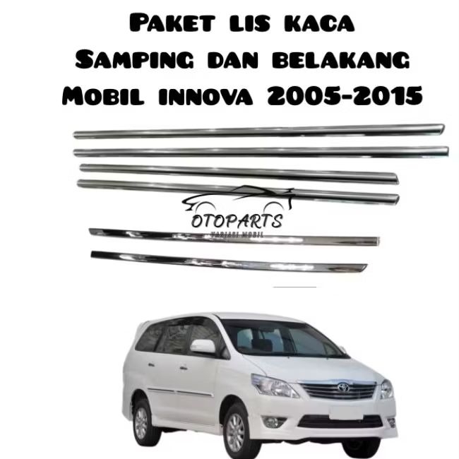 Jual PAKET LIS KACA SAMPING DAN BELAKANG MOBIL INNOVA TAHUN 2005-2015 ...