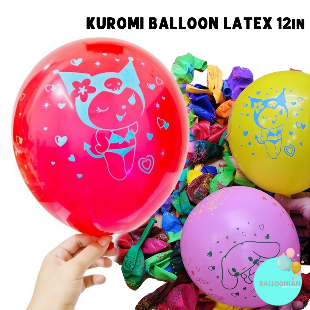 Jual Balloon Latex Printed Karakter/Balon Labubu/Balon Kuromi/Sanrio ...