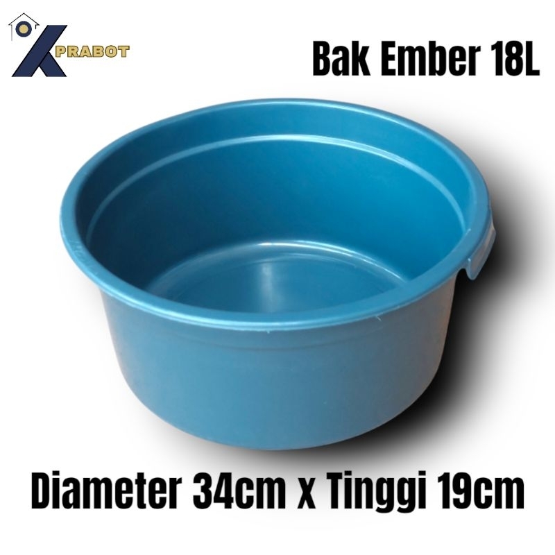 Jual Bak Ember bulat kecil 18 Liter - Kprabot / bak USA 21 / bak ikan ...