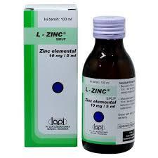 Jual L - Zinc Sirup 100 Ml (MEMBANTU MENGATASI DIARE) | Shopee Indonesia