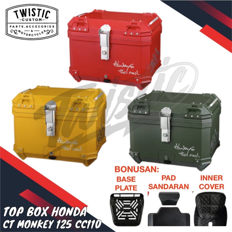 Jual Top Box Pannier Belakang 45L 45 Liter Motor Honda CT 125 CC 110 ...