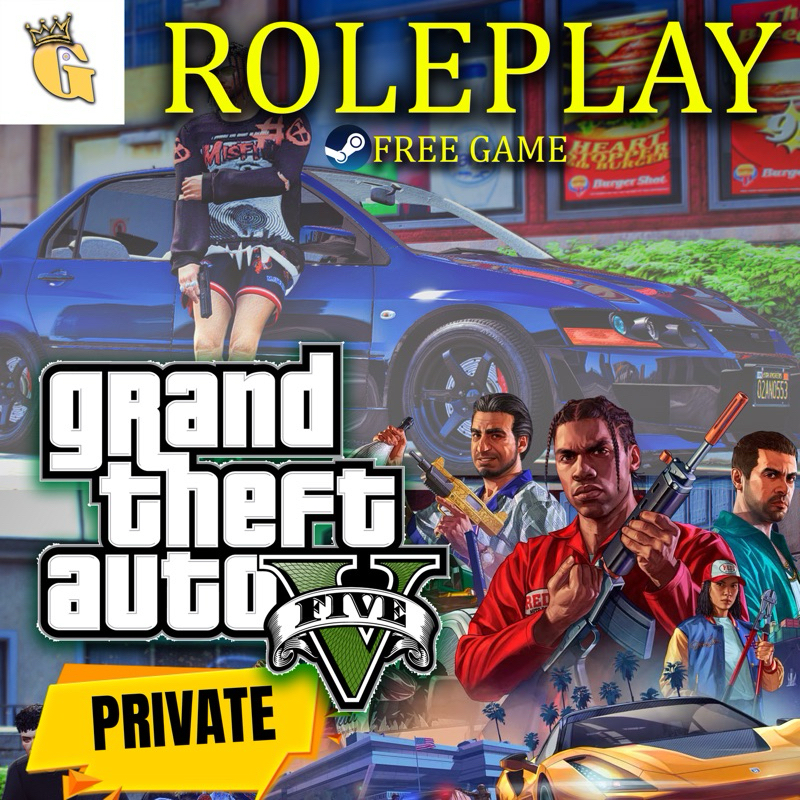 Jual GTA 5 ONLINE ROLEPLAY Grand Theft Auto V | GTA 5 | Free Original ...