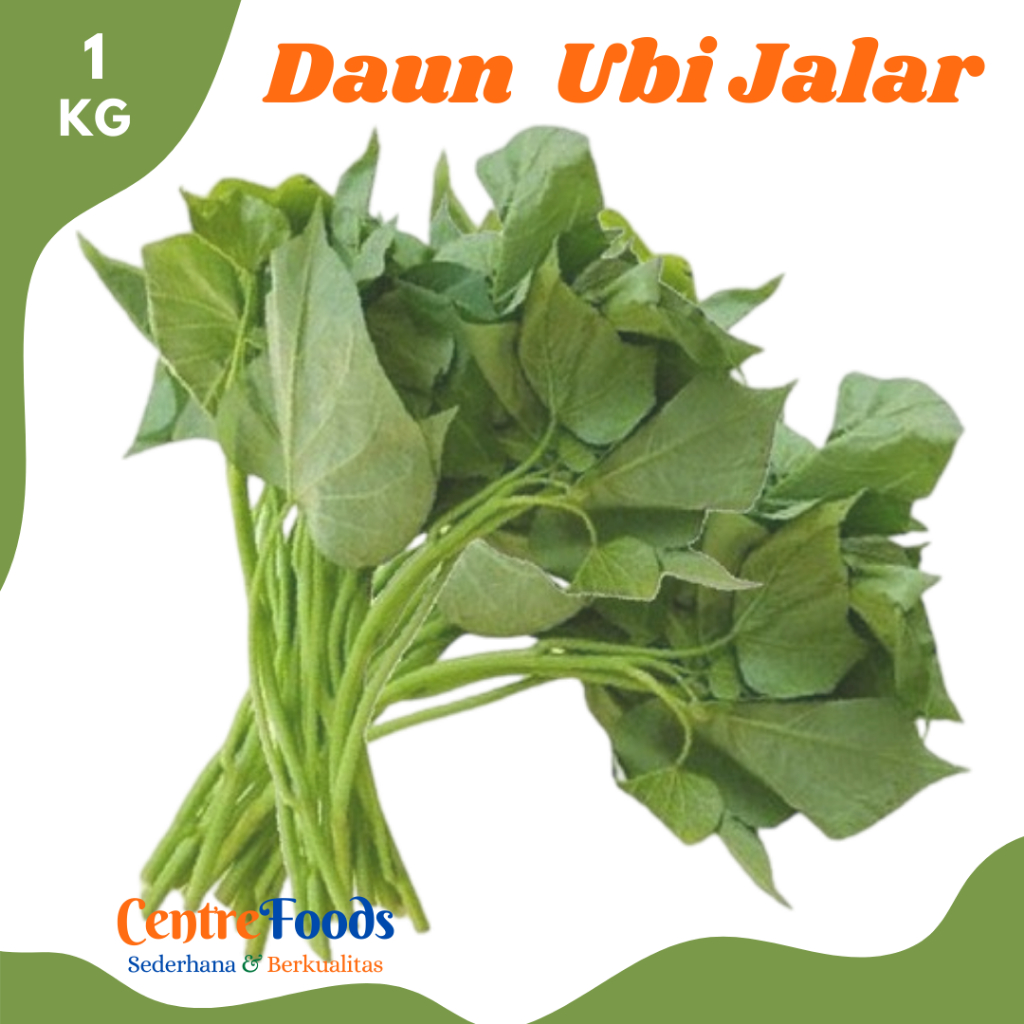 Jual DAUN Ubi - Daun Ubi Jalar Fresh | 1.000gr [ Harga Per KG ...