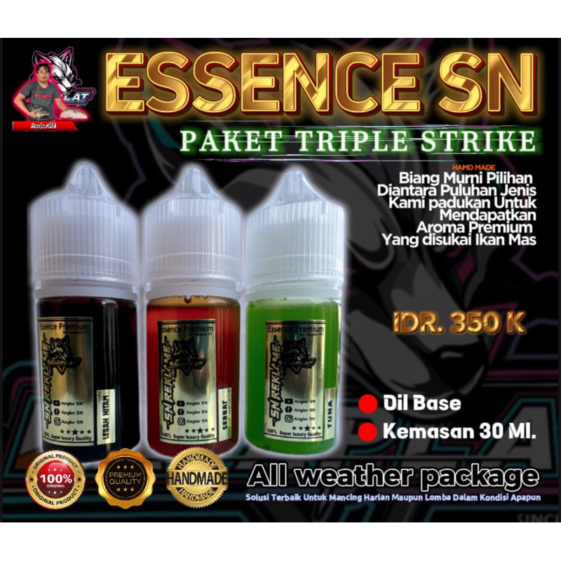 Jual Paket Juara Essence Premium Ikan Mas Threeple Strike Mancing ...